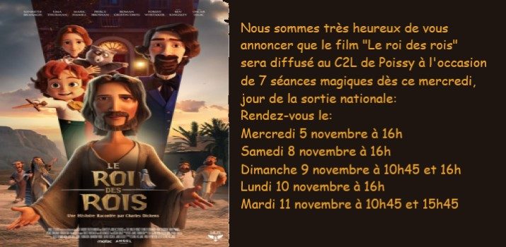 Roi des Rois au cinéma de Poissy à 10h45 - La Paroisse de Poissy